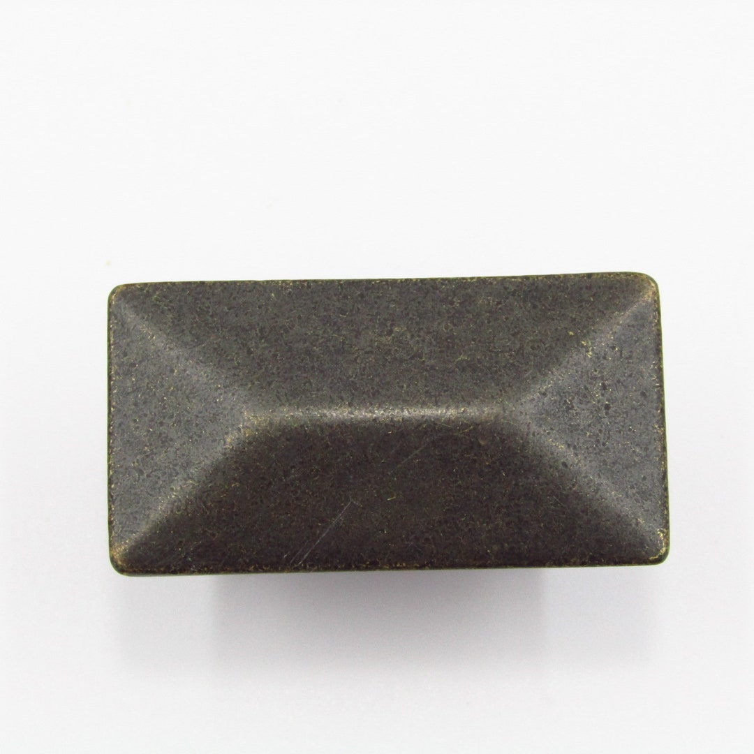 Rectangle Knob 1.75" Anvil Square Pull for Kitchen Bathroom Cabinet ...