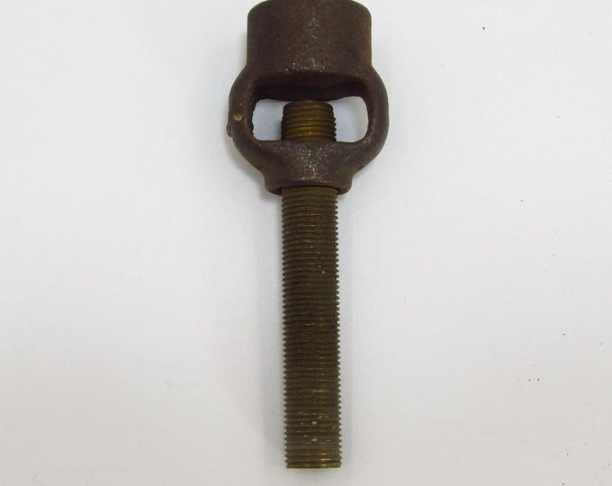 Vintage Screw-on Bolt and Threaded Rod Adapter for Ceiling Mount Light ...