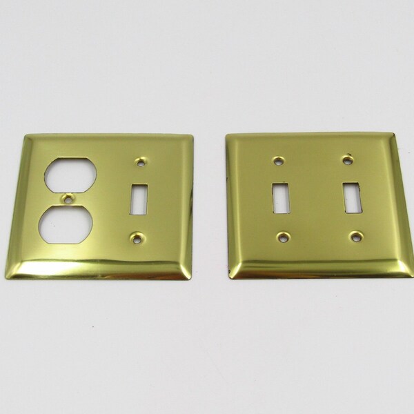 Brass Switch Plate - Etsy