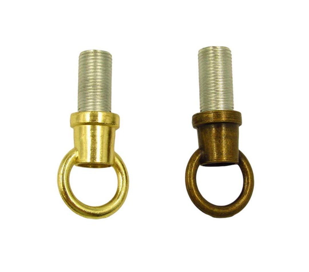 Ceiling Light Shade Threaded Tube Rod Stem and Finial Cap Fastener ...