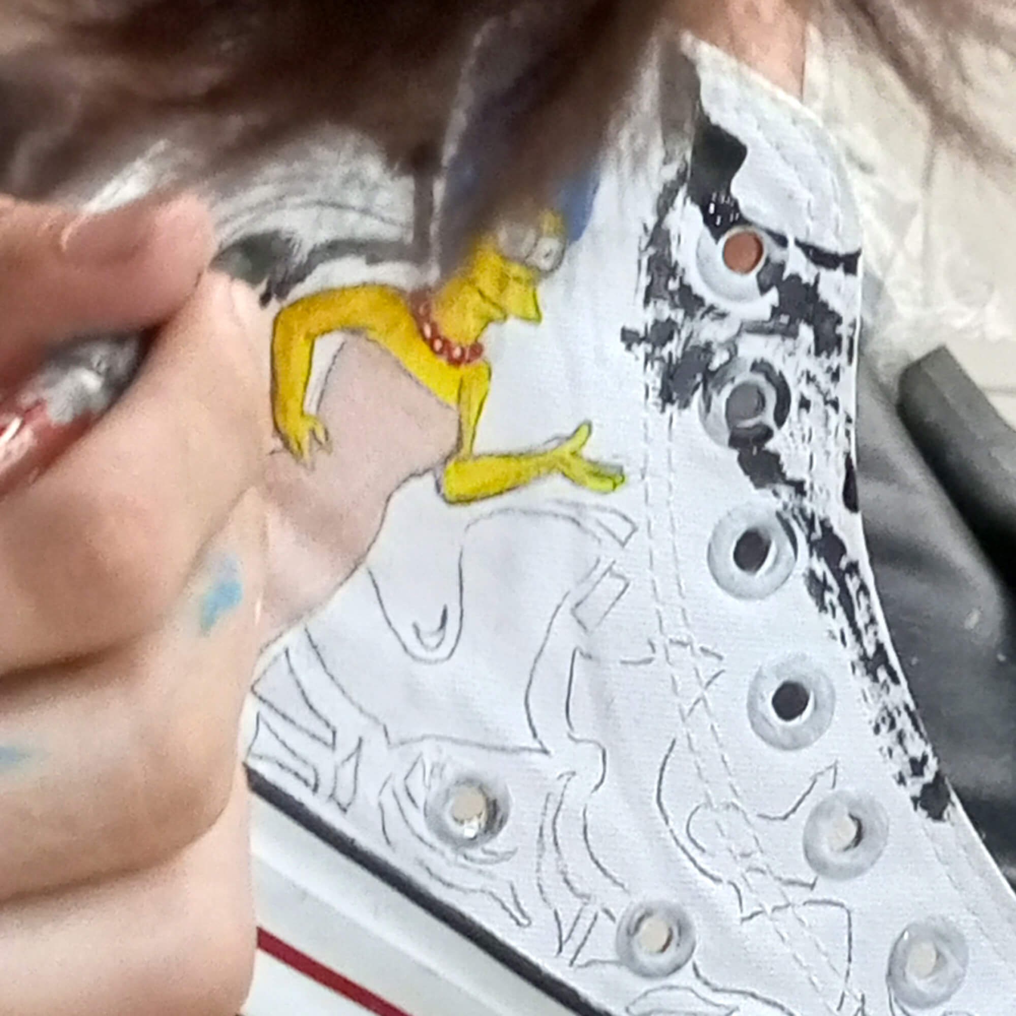 Unique Simpsons Family Custom Painted Shoes Unisex Wearable - Etsy