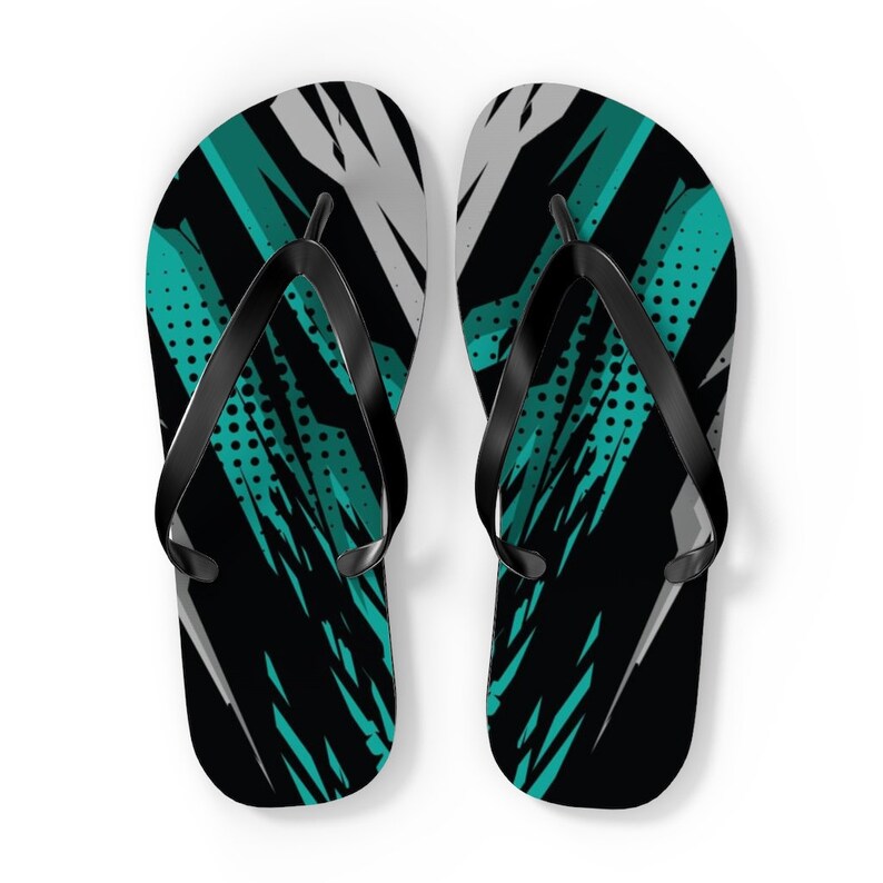 Men's Custom Flip Flops, Speed Racer Design, Slip Resistant Summer Men ...