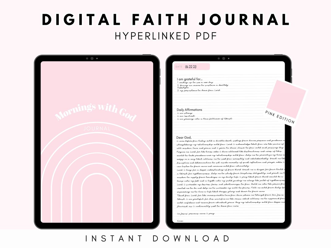 Growing Relationship With God Daily Devotional Journal Morning Prayer ...