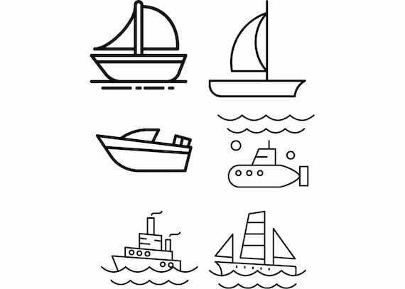 Boat Printable Samples - Etsy