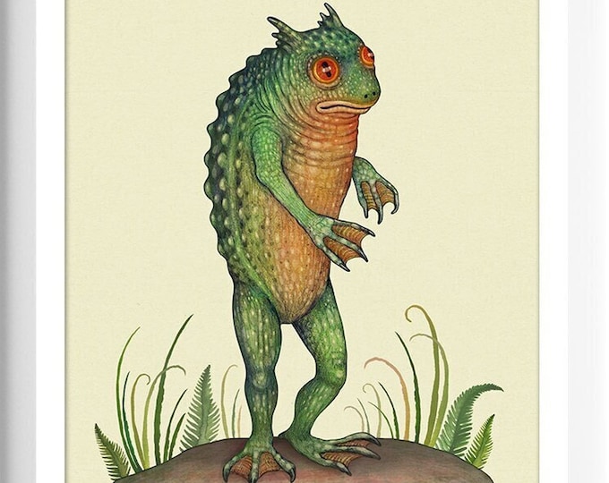 Loveland Frogman, Cryptid Art Print, Cryptids Art, Cryptid Artwork, Cryptozoology - Etsy
