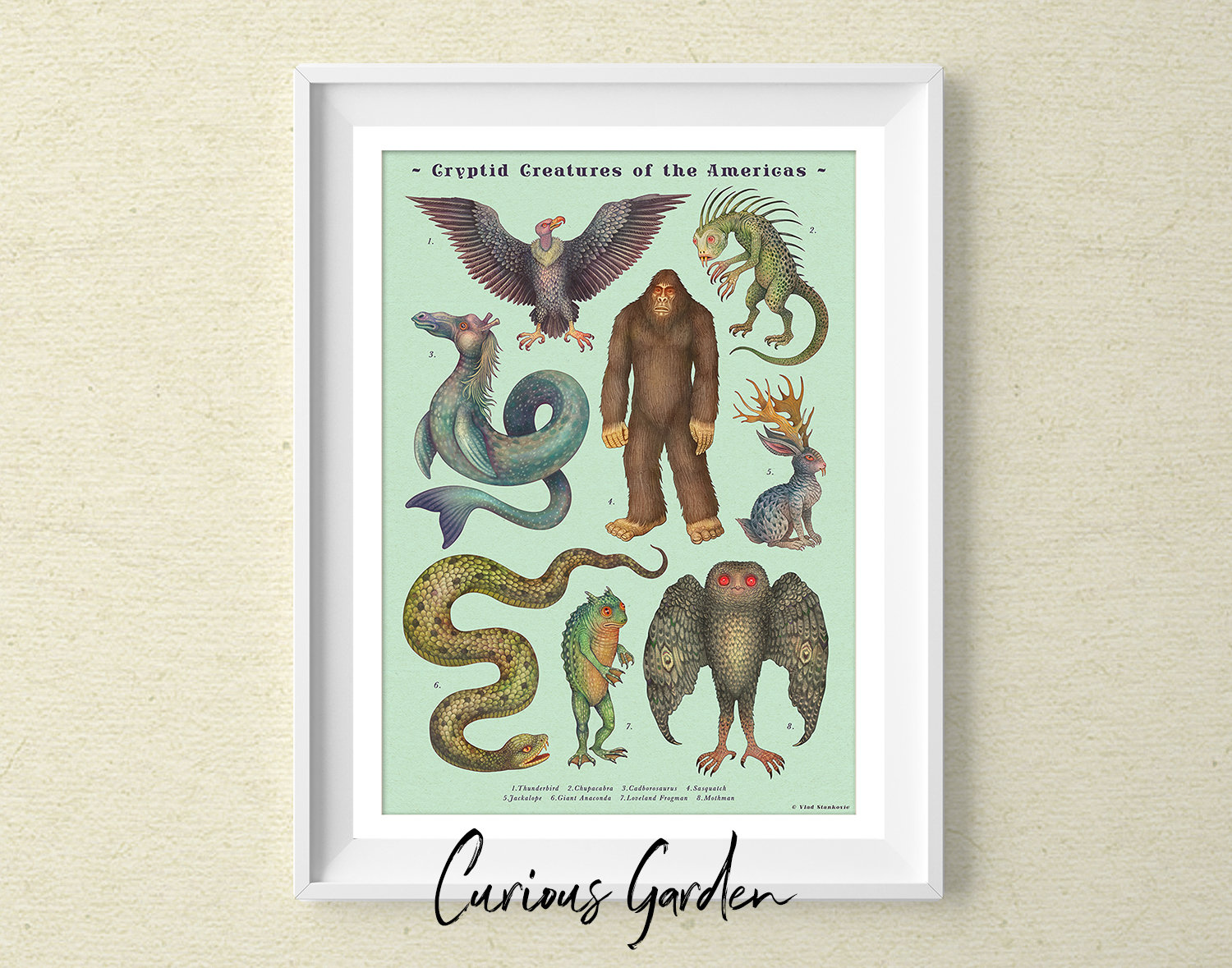 Cryptids of the Americas - Etsy UK