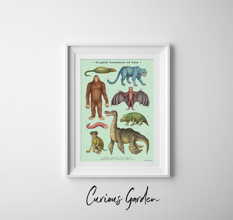 Cryptids of Asia - Etsy