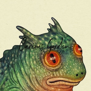 Loveland Frogman, Cryptid Art Print, Cryptids Art, Cryptid Artwork ...