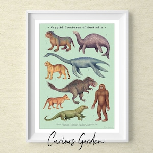 Cryptids of Australia - Etsy