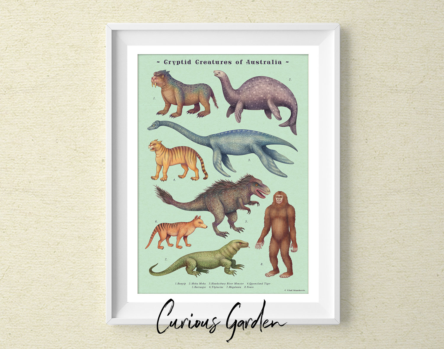 Cryptids of Australia - Etsy