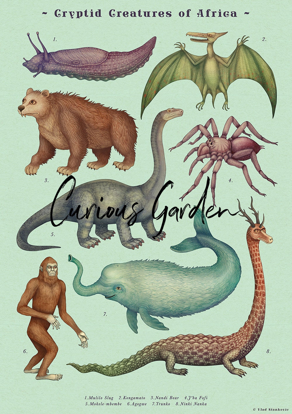 Cryptids of Africa - Etsy Australia