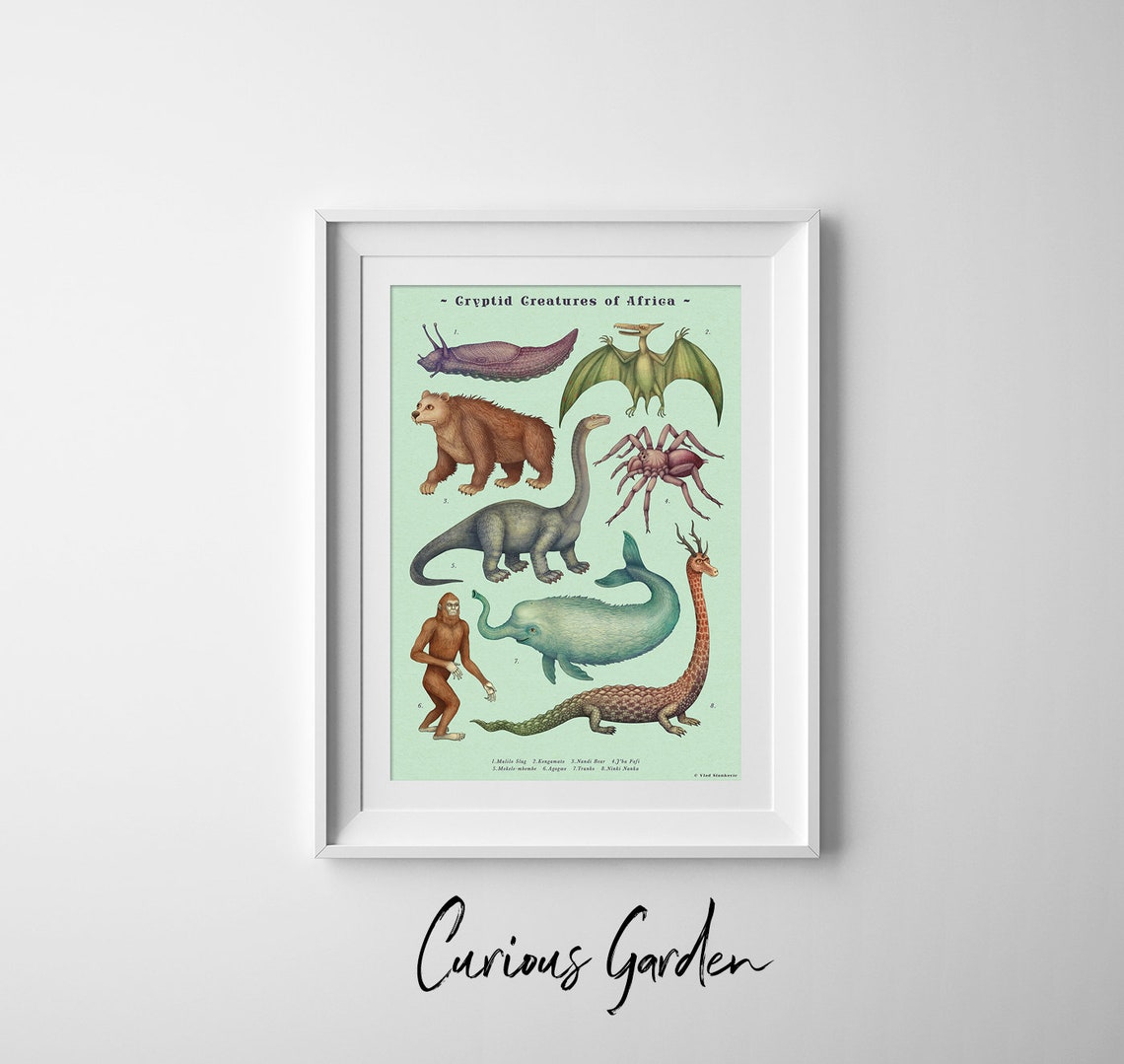 Cryptids of Africa - Etsy