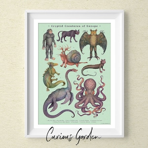Cryptids of Europe - Etsy