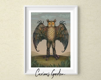 Cryptid Print - Etsy