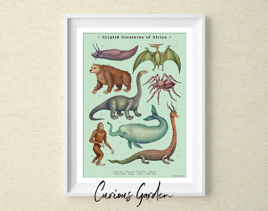 Cryptids of Africa - Etsy
