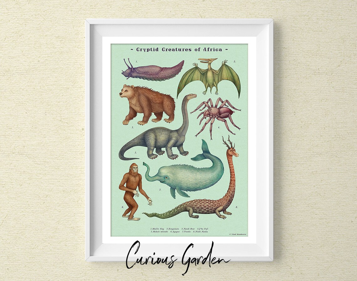 Cryptids of Africa - Etsy