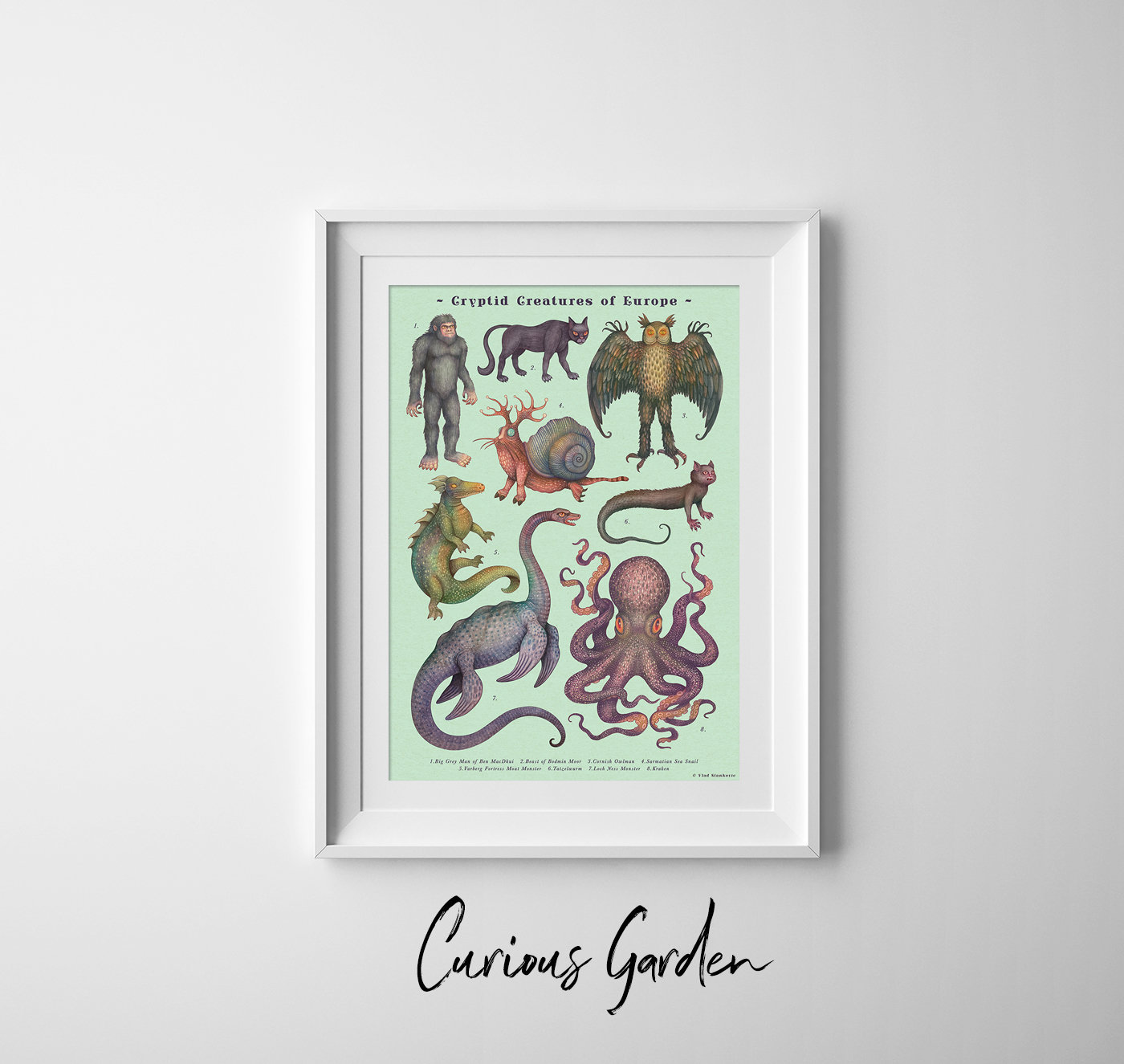 Cryptids of Europe - Etsy