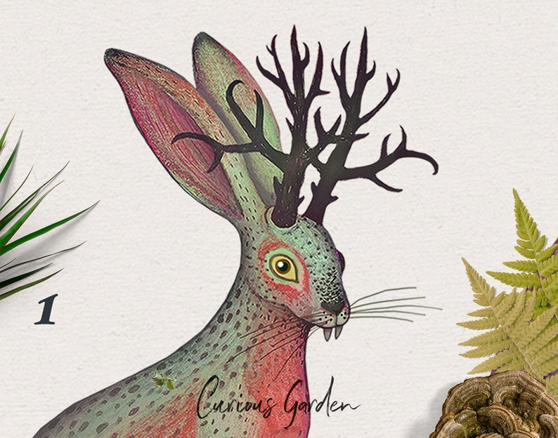 Mythical Creatures of Cryptozoology, Cryptid Art Print, Cryptids Art, Cryptid Artwork ...