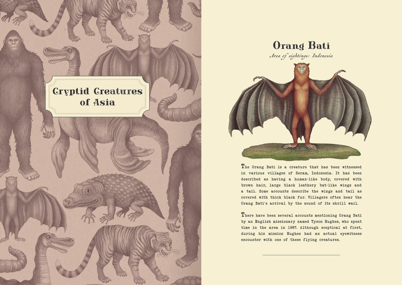 The Illustrated Encyclopedia of Cryptozoology Picture Book - Etsy