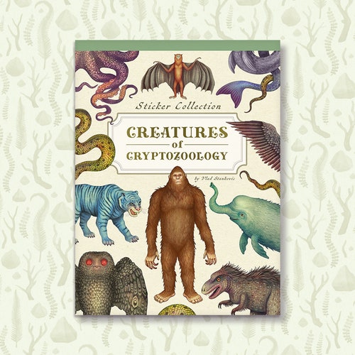 Creatures of Cryptozoology Sticker Pad - Etsy