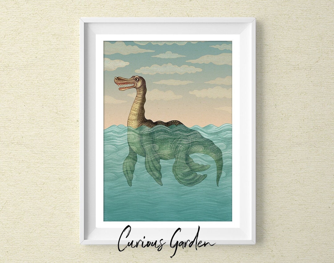 Issie, Cryptid Art Print, Cryptids Art, Cryptid Artwork, Cryptozoology, Sea Monster, Issie ...