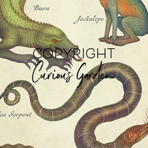 Cryptids, Cryptid Art Print, Cryptids Art, Cryptid Artwork ...