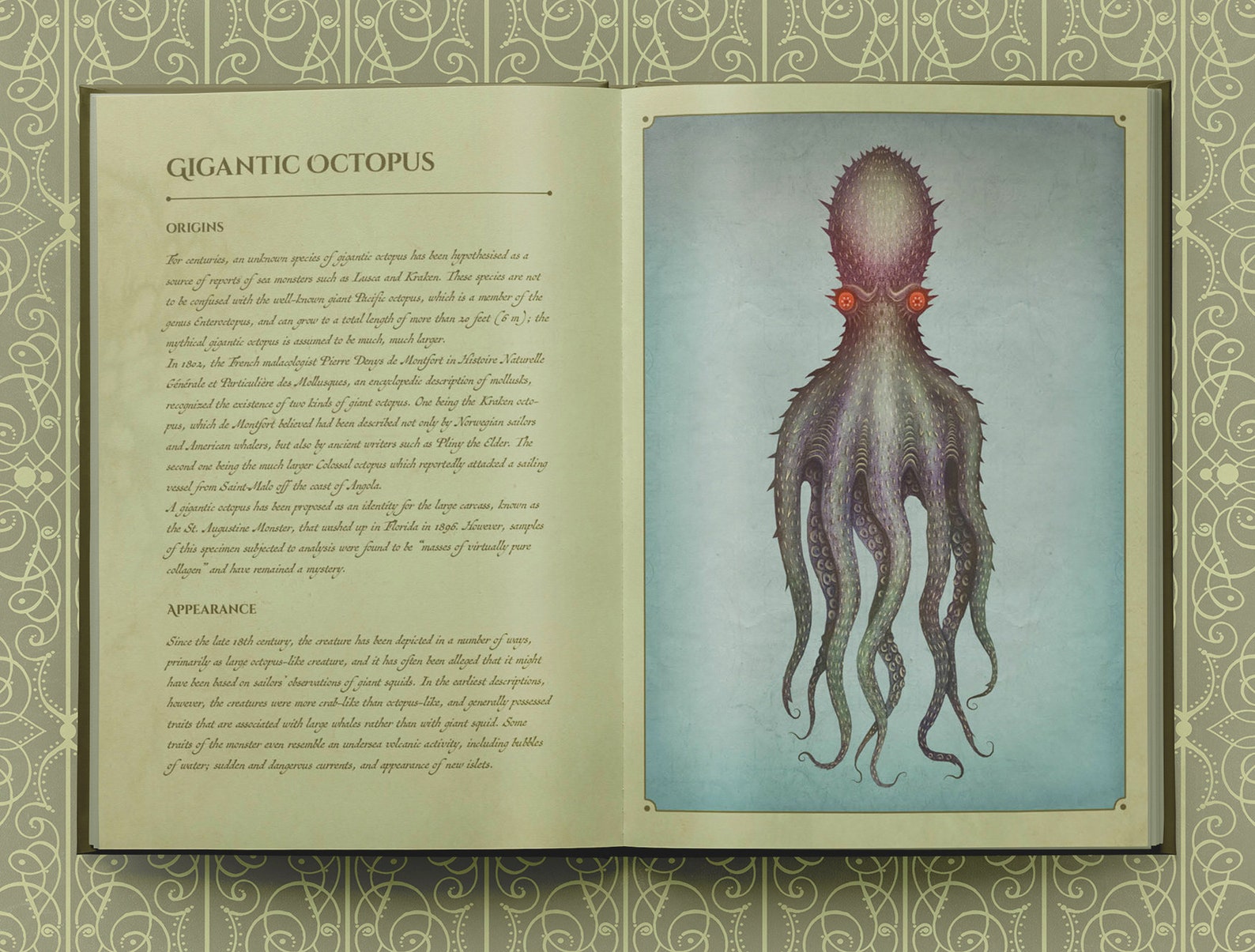 The Natural History of Cryptid Creatures Picture Book - Etsy