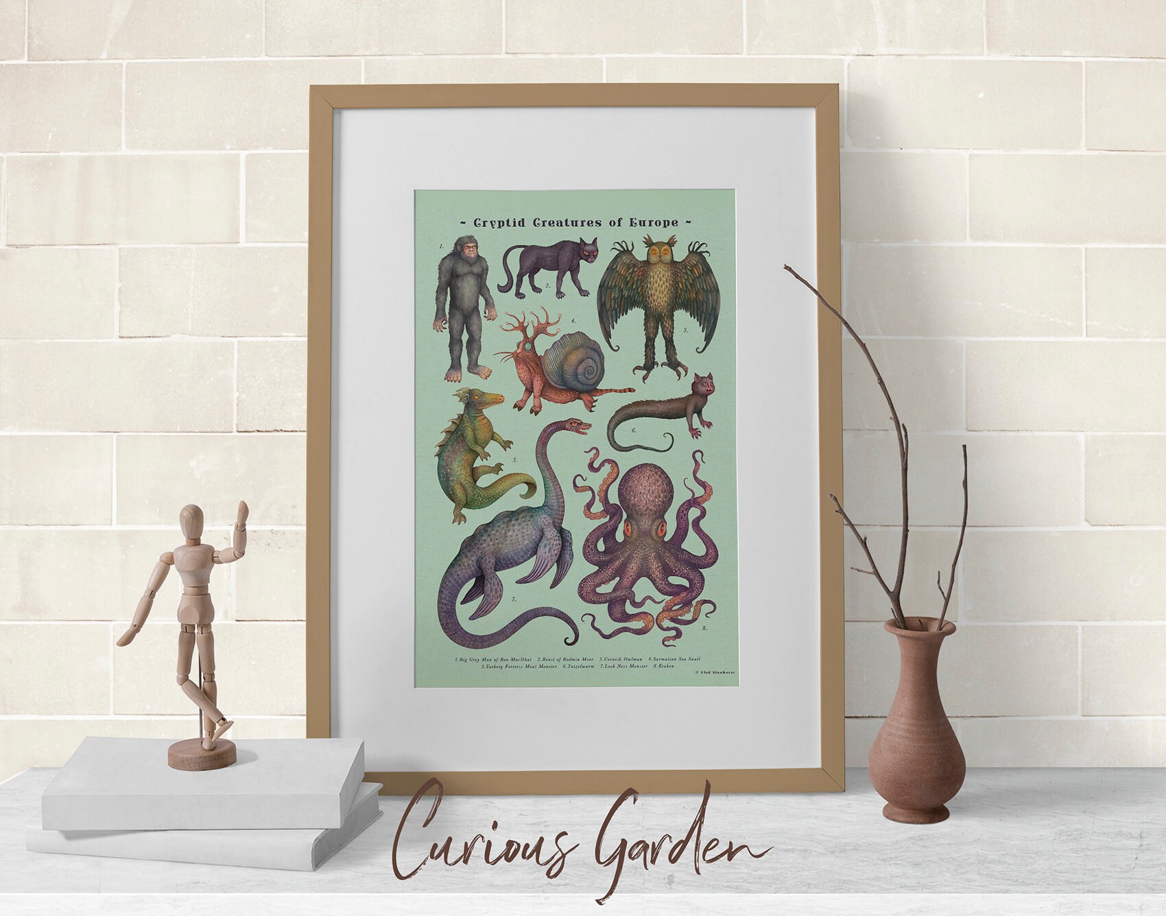 Cryptids of Europe - Etsy UK