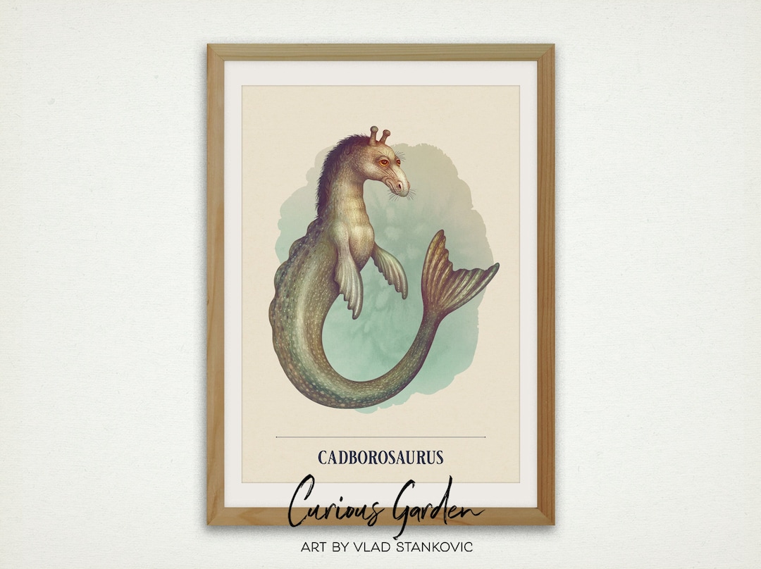 Cadborosaurus, Caddy, Cryptid Art Print, Cryptozoology, Sea Cryptid - Etsy