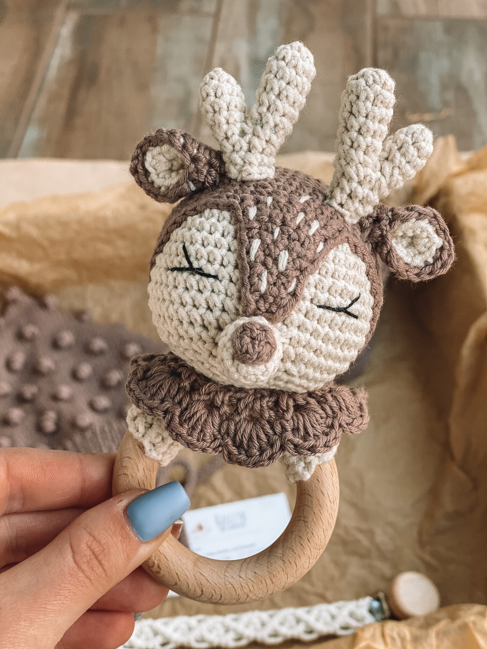 Deer Baby Gift Box for Pregnant Sister Deer Rattle Woodland - Etsy