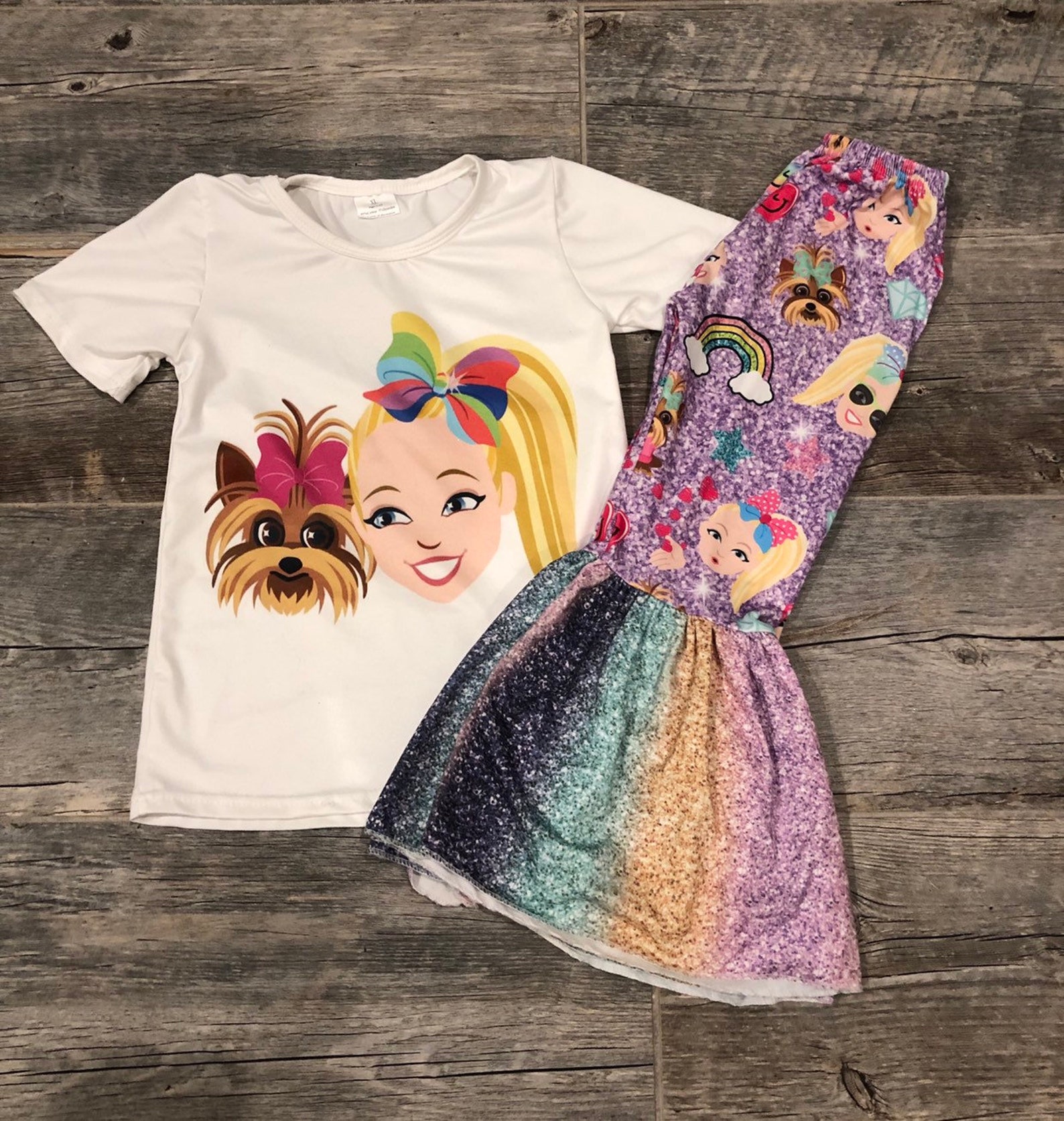 Perfect JoJo Siwa Flare Pant Set | Etsy