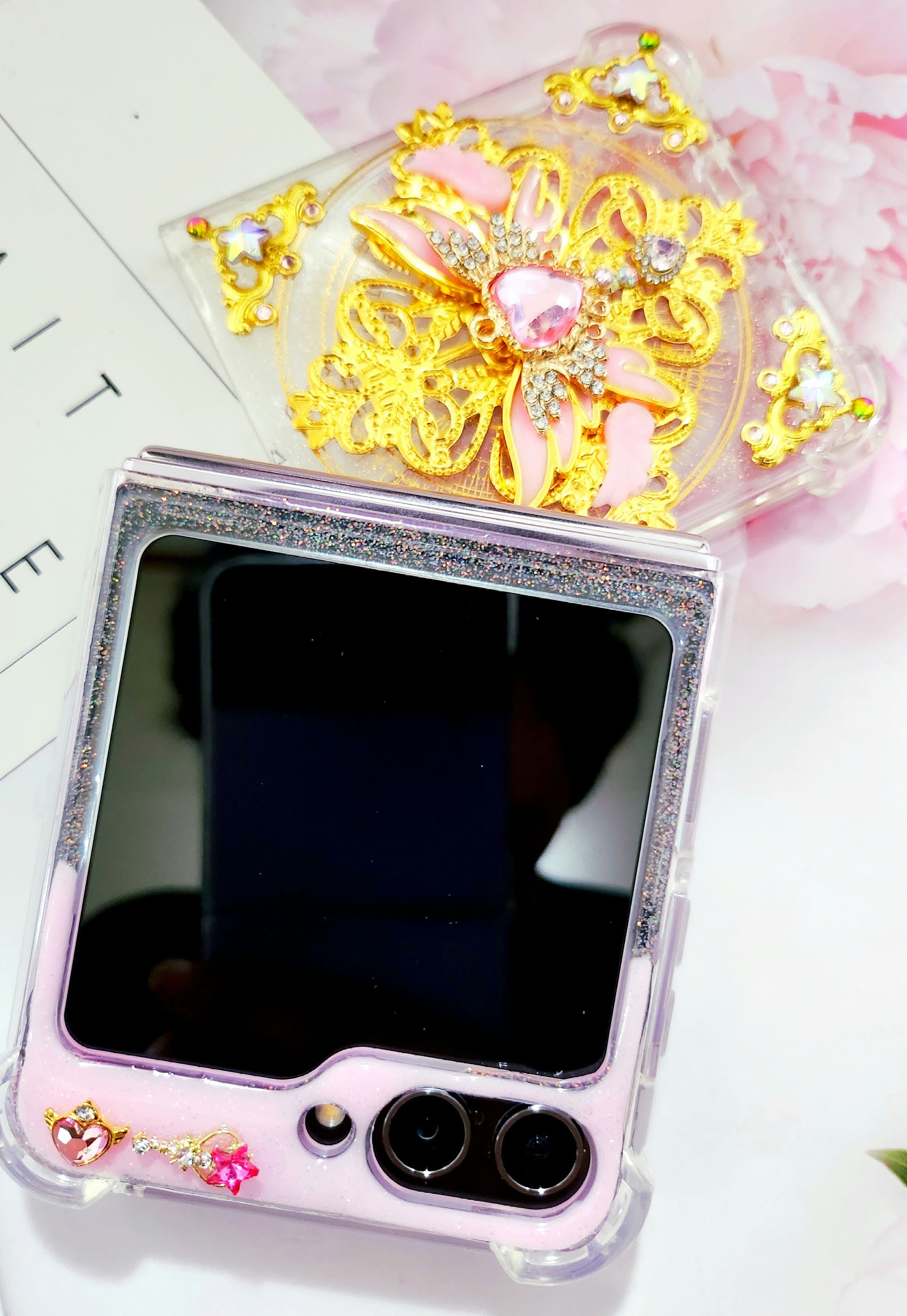 Princess Phone Case/phone Case/ Resin Z Flip 5 Case/ Resin - Etsy
