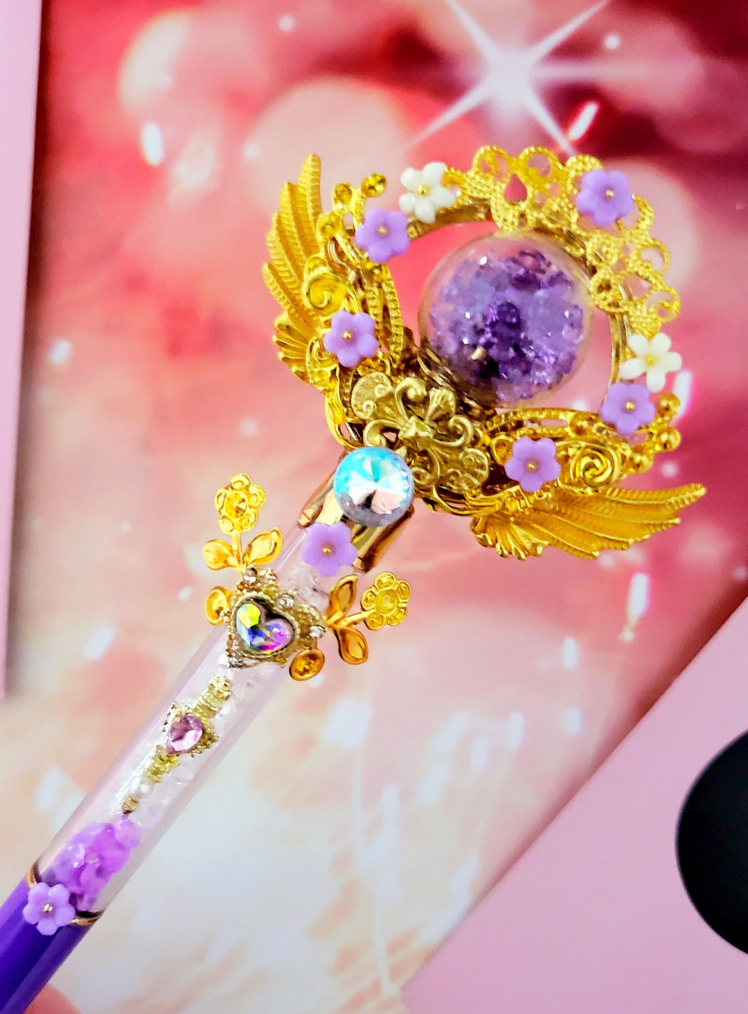 Spirit Wand Ballpoint Pen/magic Wand Ballpoint Pen/ Resin Ballpoint Pen ...