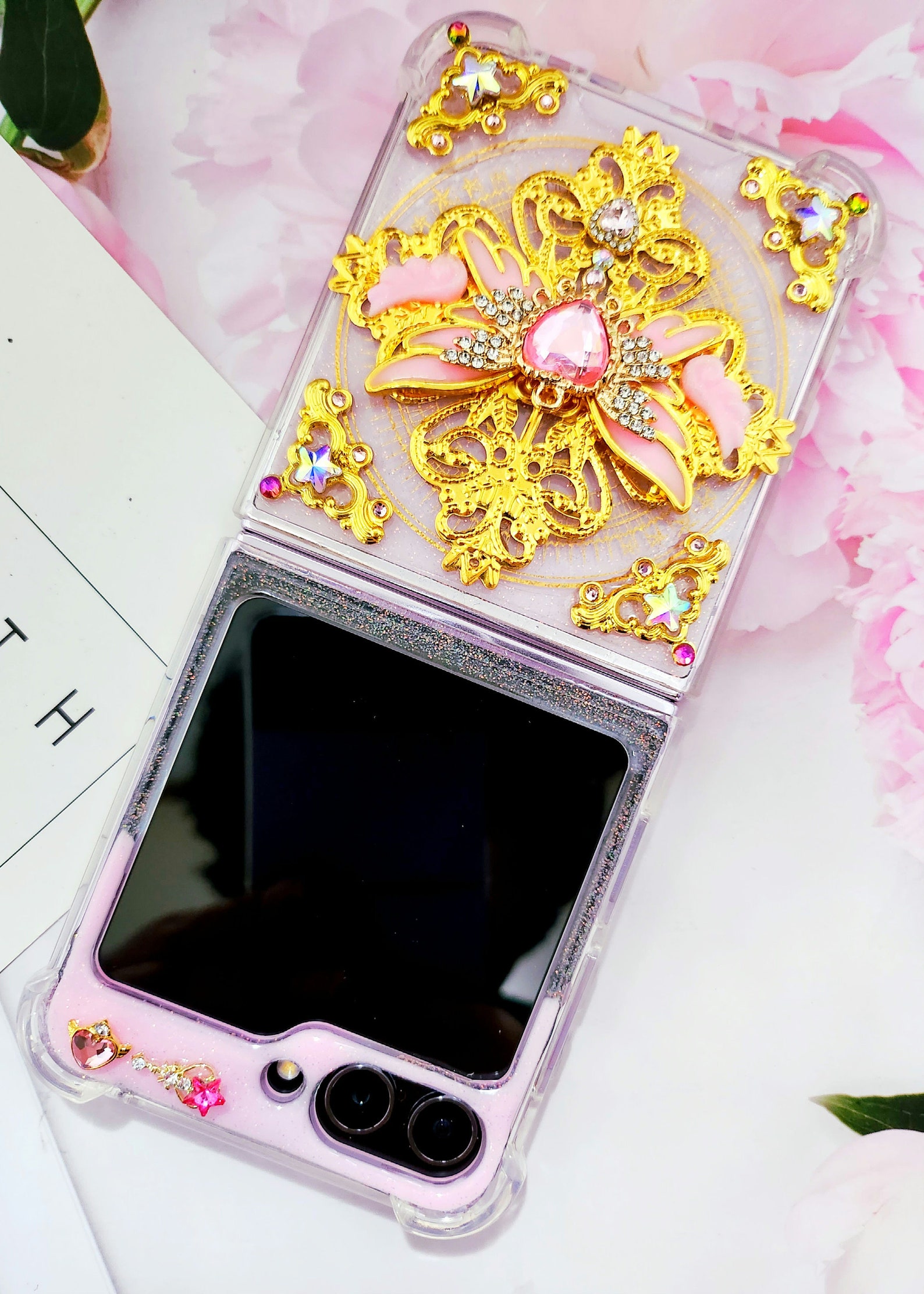 Princess Phone Case/phone Case/ Resin Z Flip 5 Case/ Resin - Etsy