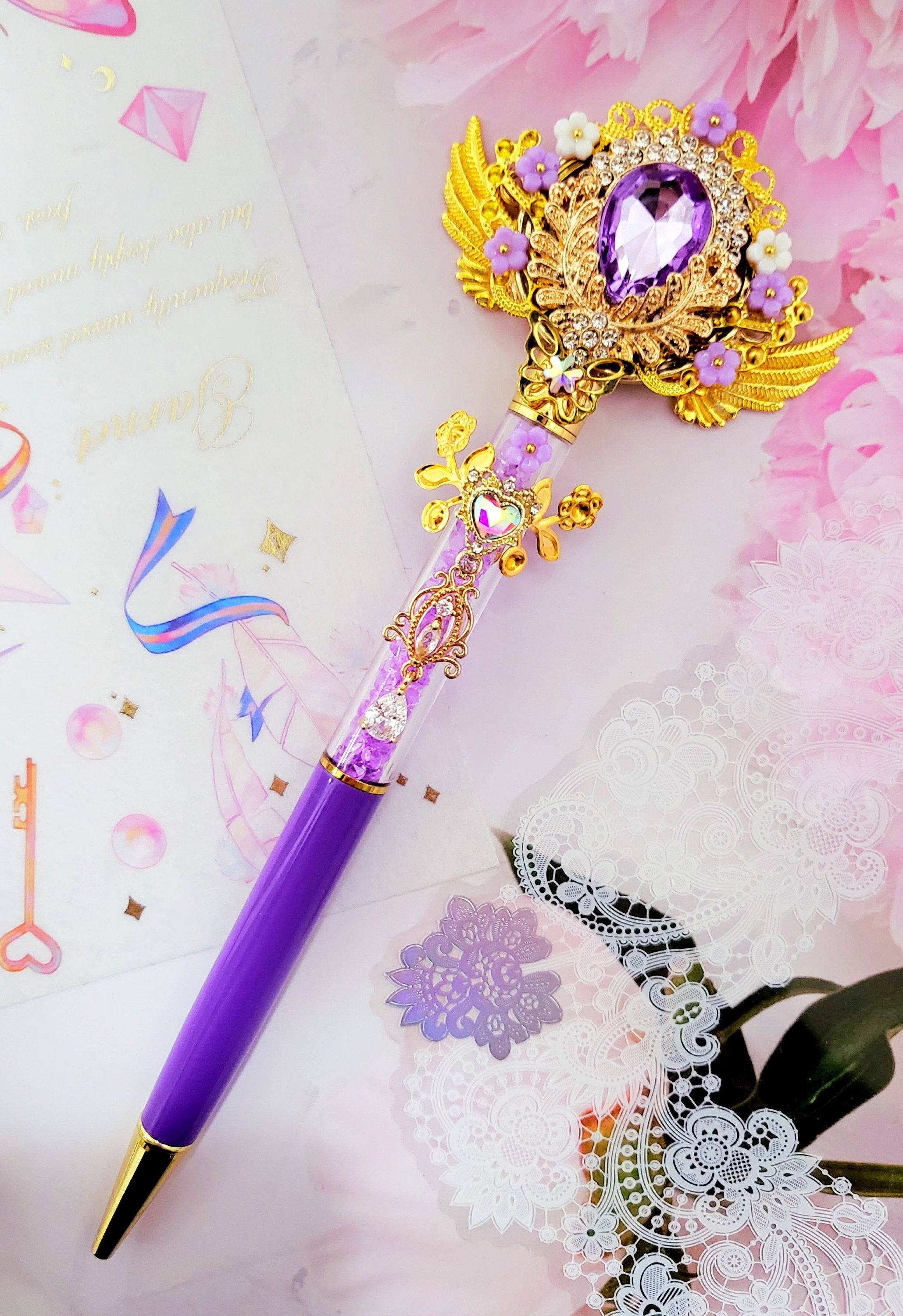 Spirit Wand Ballpoint Pen/magic Wand Ballpoint Pen/ Resin Ballpoint Pen ...