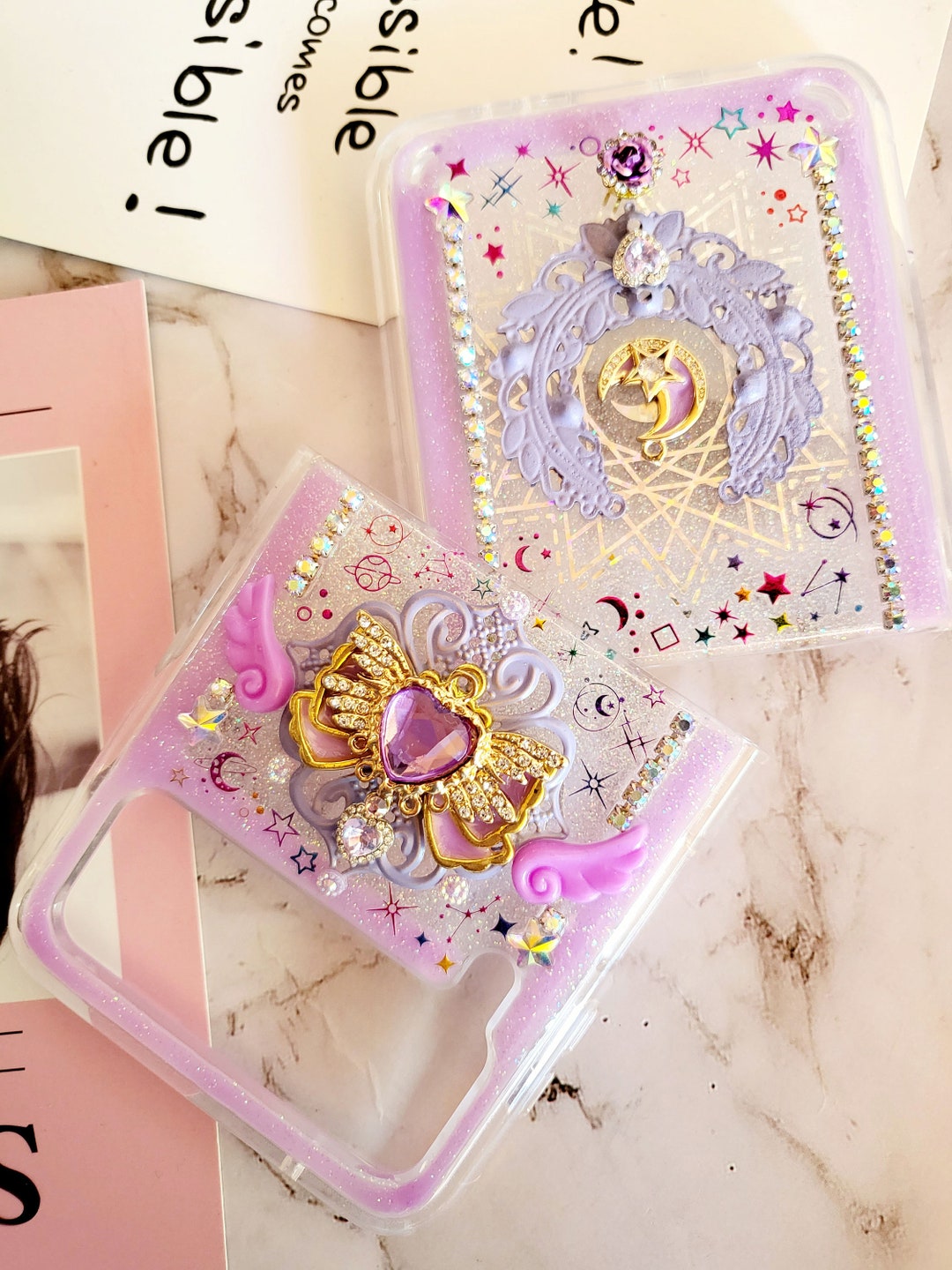 Princess Phone Case/ Resin Z Flip 4/ Resin Zflip3/ Resin Z Flip4/ Resin ...