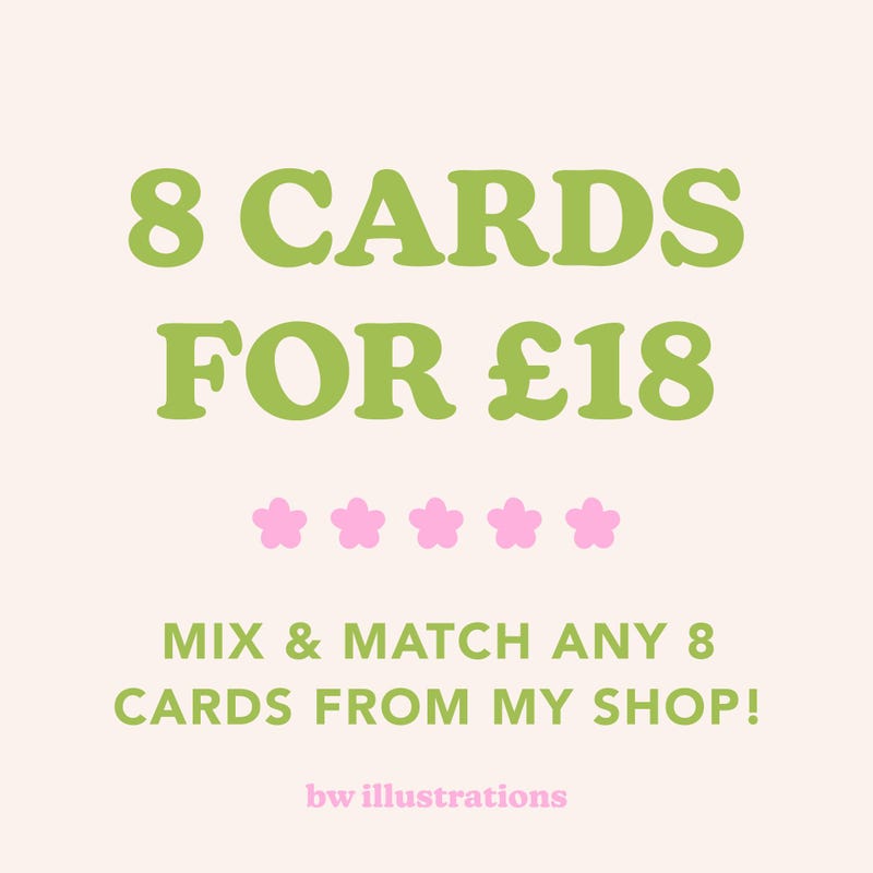 Amelia Cards - Etsy UK