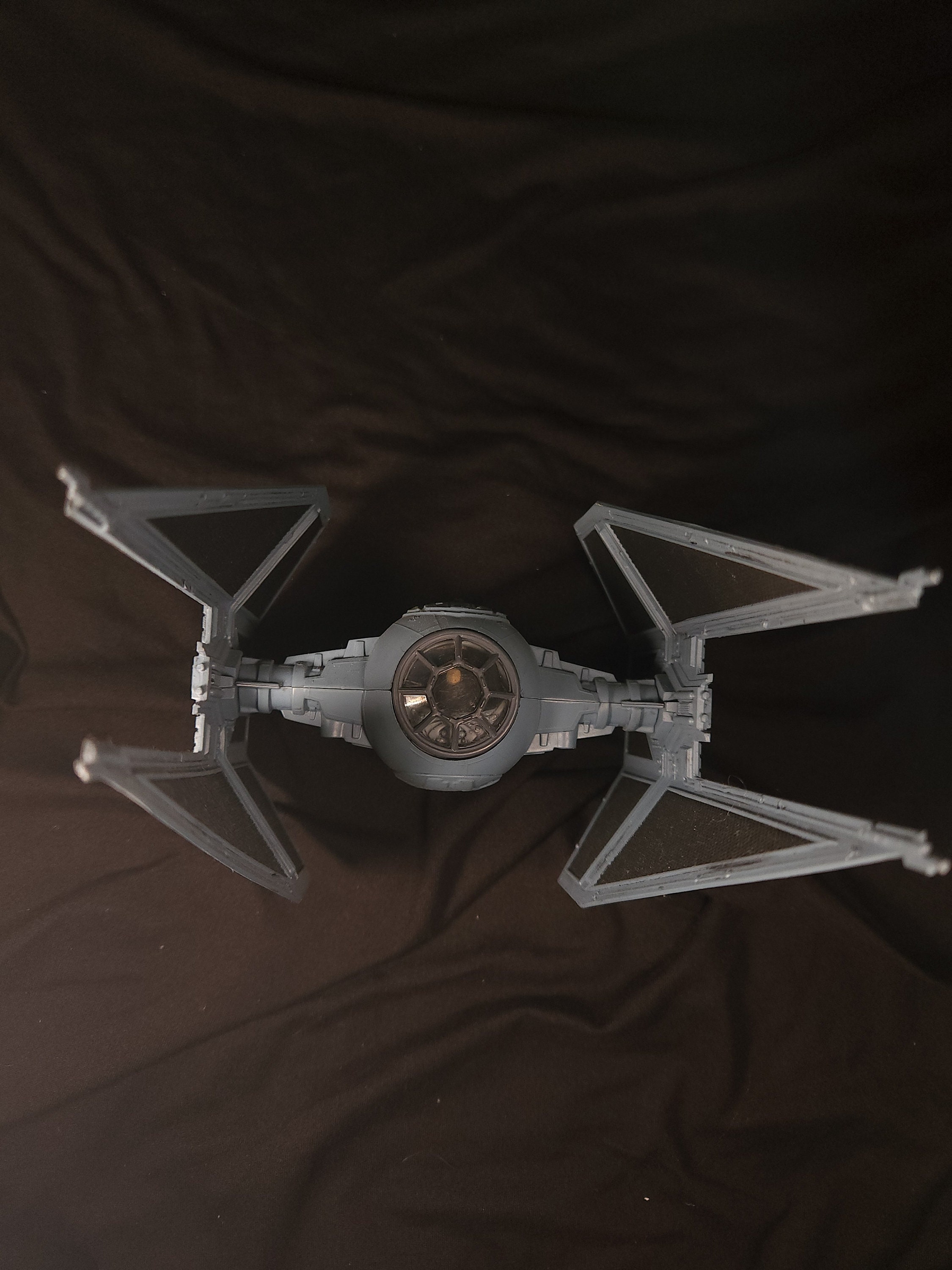 Star Wars TIE Interceptor Painted Model - Etsy