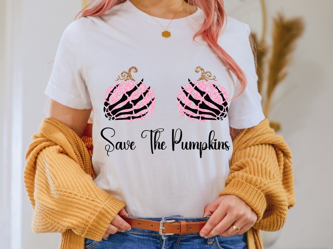Save the Pumpkins Svg, Skeleton Svg, Skeleton Hands Svg, Breast Cancer ...