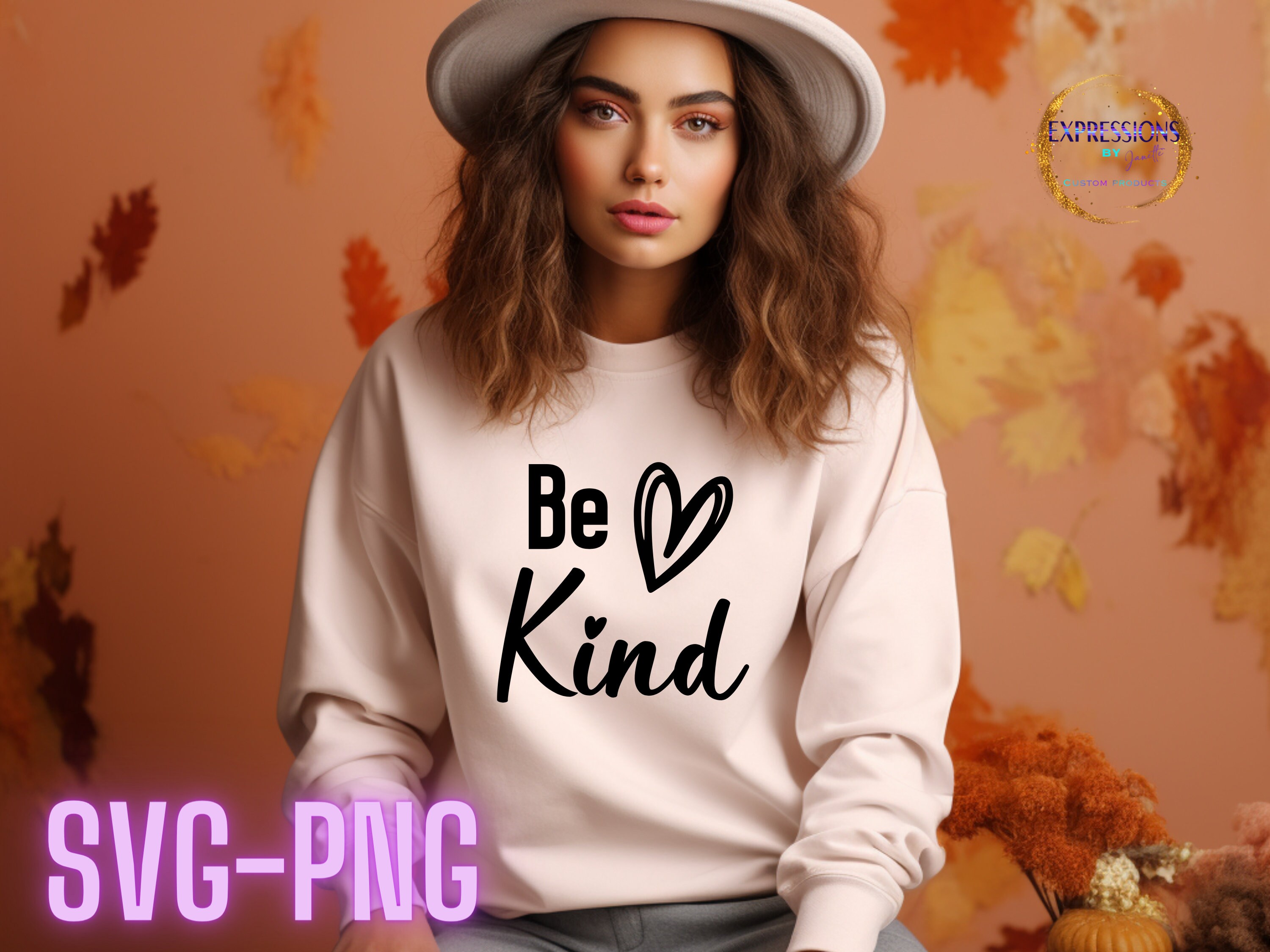 Be Kind Positive Quote SVG and PNG, Be Kind Digital Design for ...