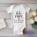 Hola Papi SVG, Birth Announcement, Hello Daddy, Baby Gifts Ideas ...