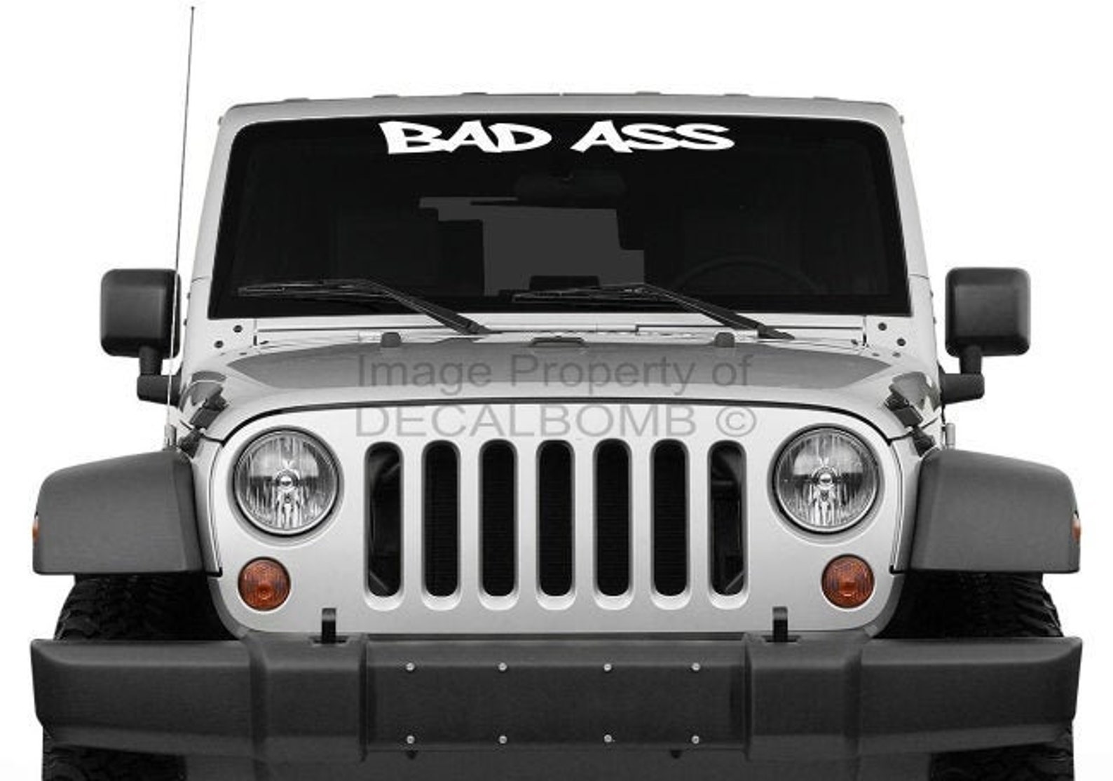 Bad Ass Windshield Decal Sticker style1 Vinyl - Etsy UK