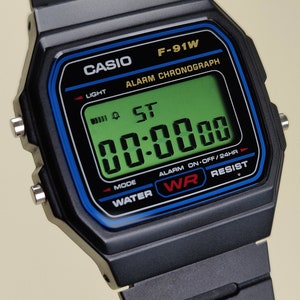 Negative and Color Displays for Casio F91W F84W A158 A159 | Etsy