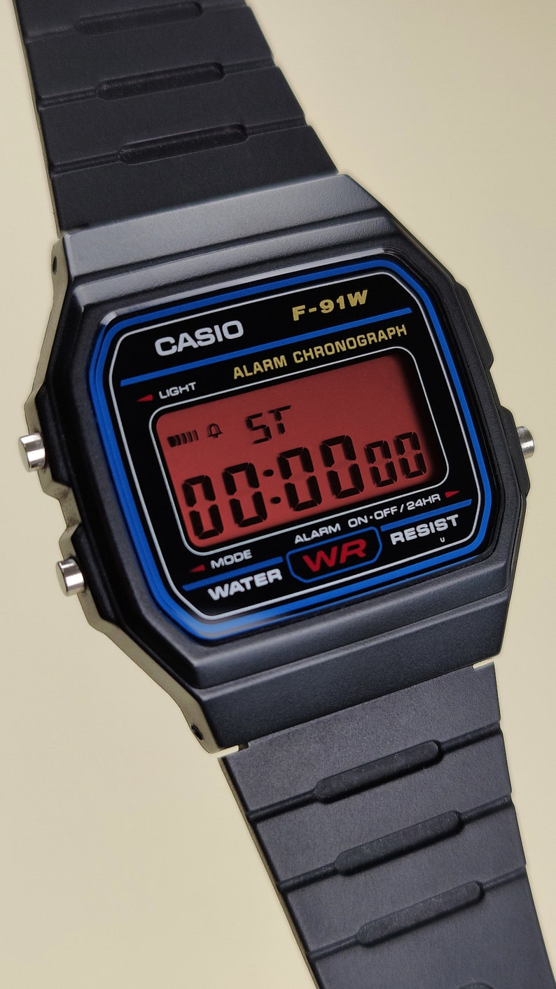 Negative and Color Displays for Casio F91W F84W A158 A159 - Etsy