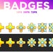 6 Gold Rank Sub - Bit Twitch Badges - Etsy