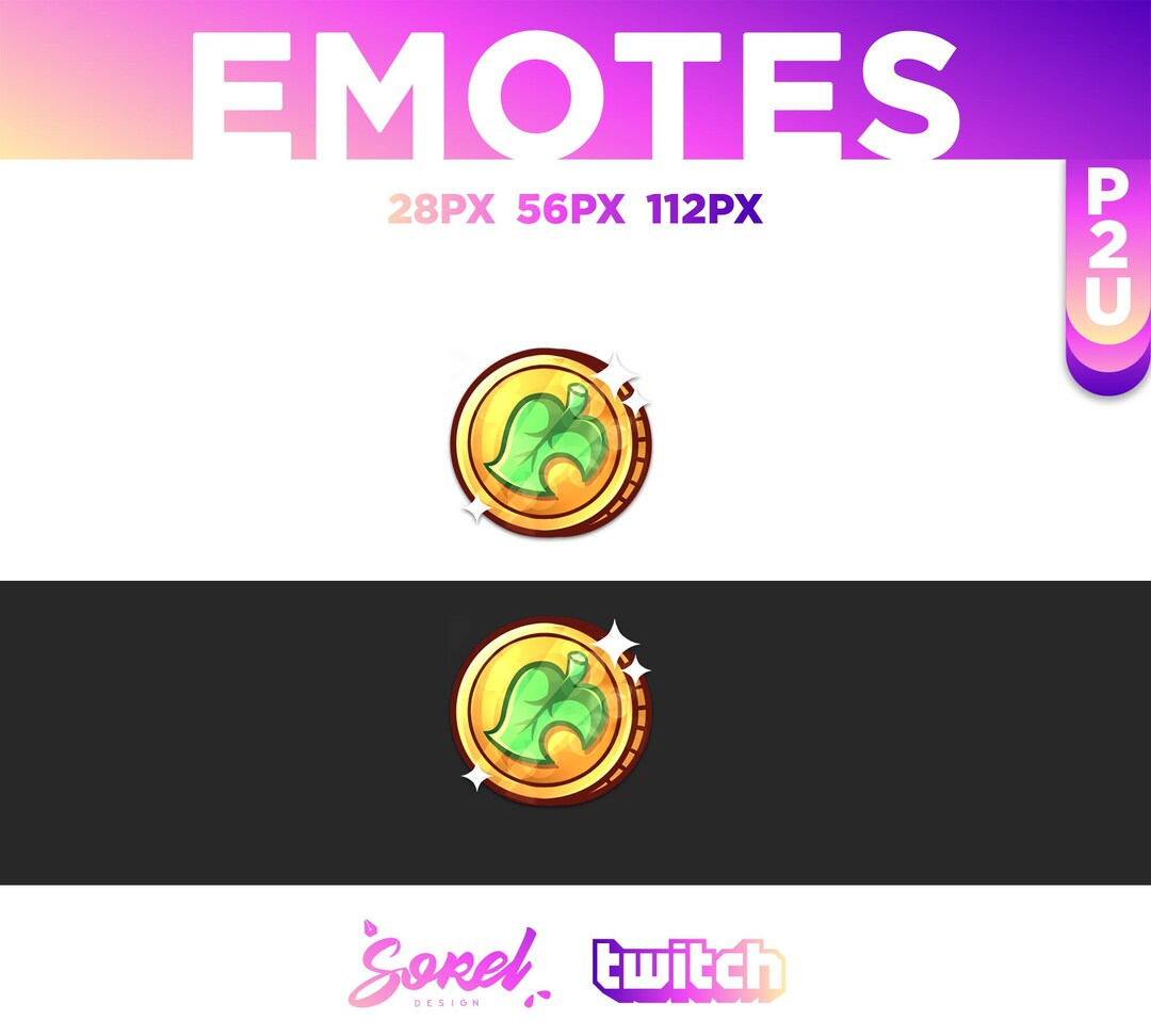 Animal Crossing Coin Emote / Channel Point / Channel Point / Nook - Etsy