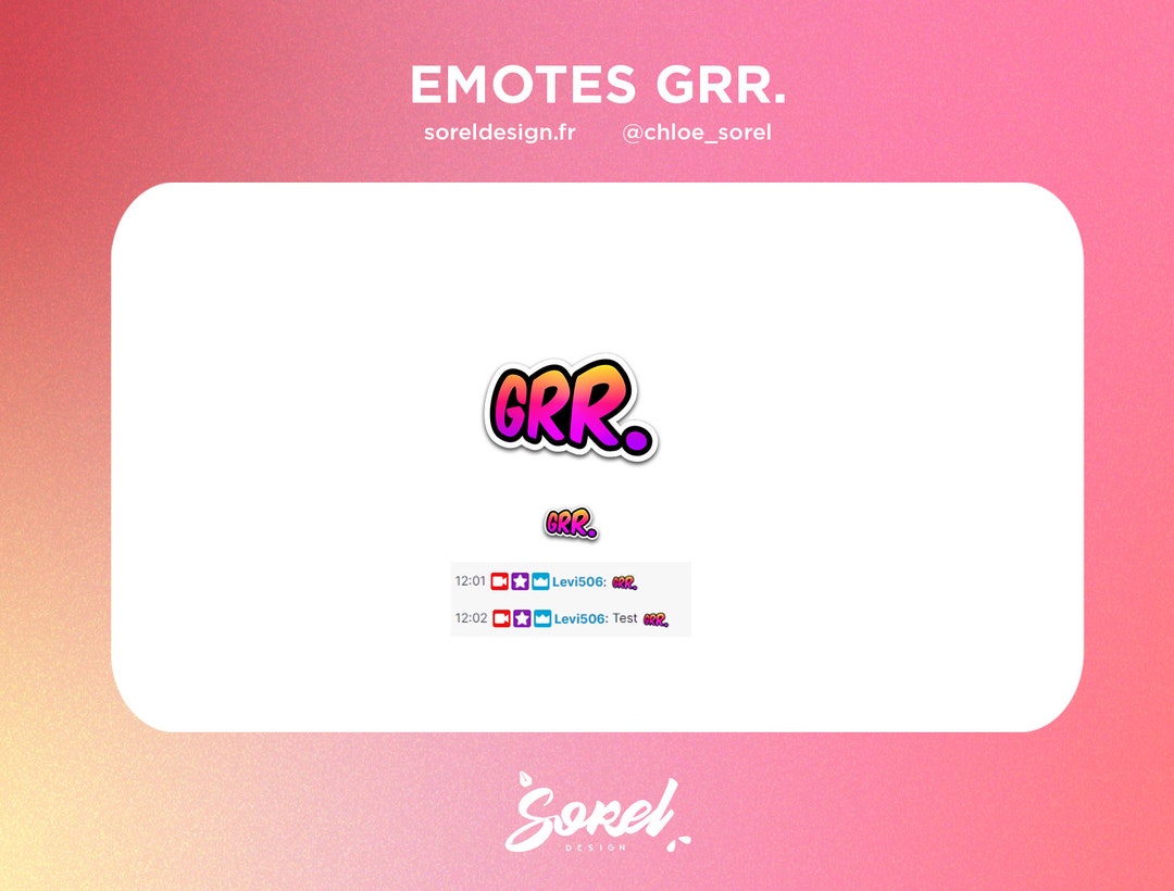 Twitch Emote grr. - Etsy