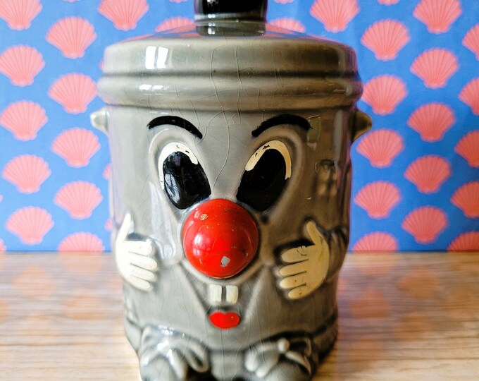 Iconic 1980's Pottery Dusty Bin Money Box Novelty Vintage Ceramic 3D ...