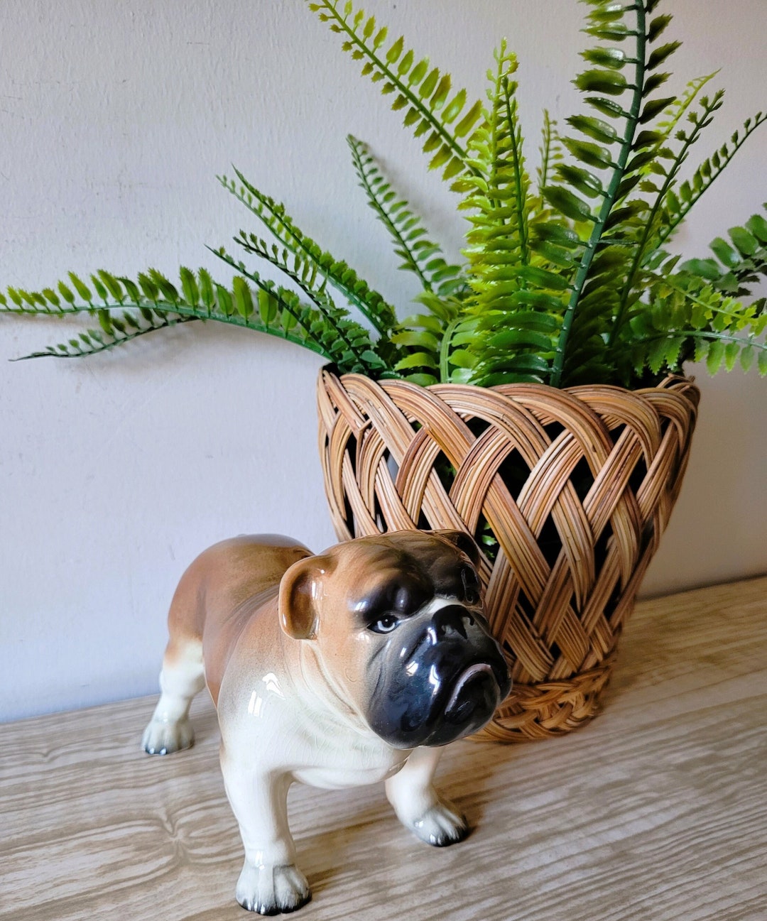 Vintage China Coopercraft British Bulldog Ceramic Figure C. 1970/80's ...