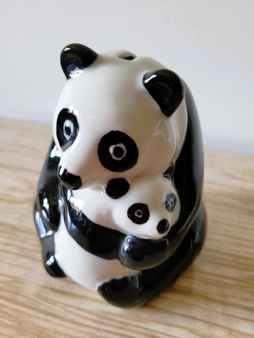 Original Wade 1980's Natwest Money Box Panda With Baby Vintage Ceramic ...